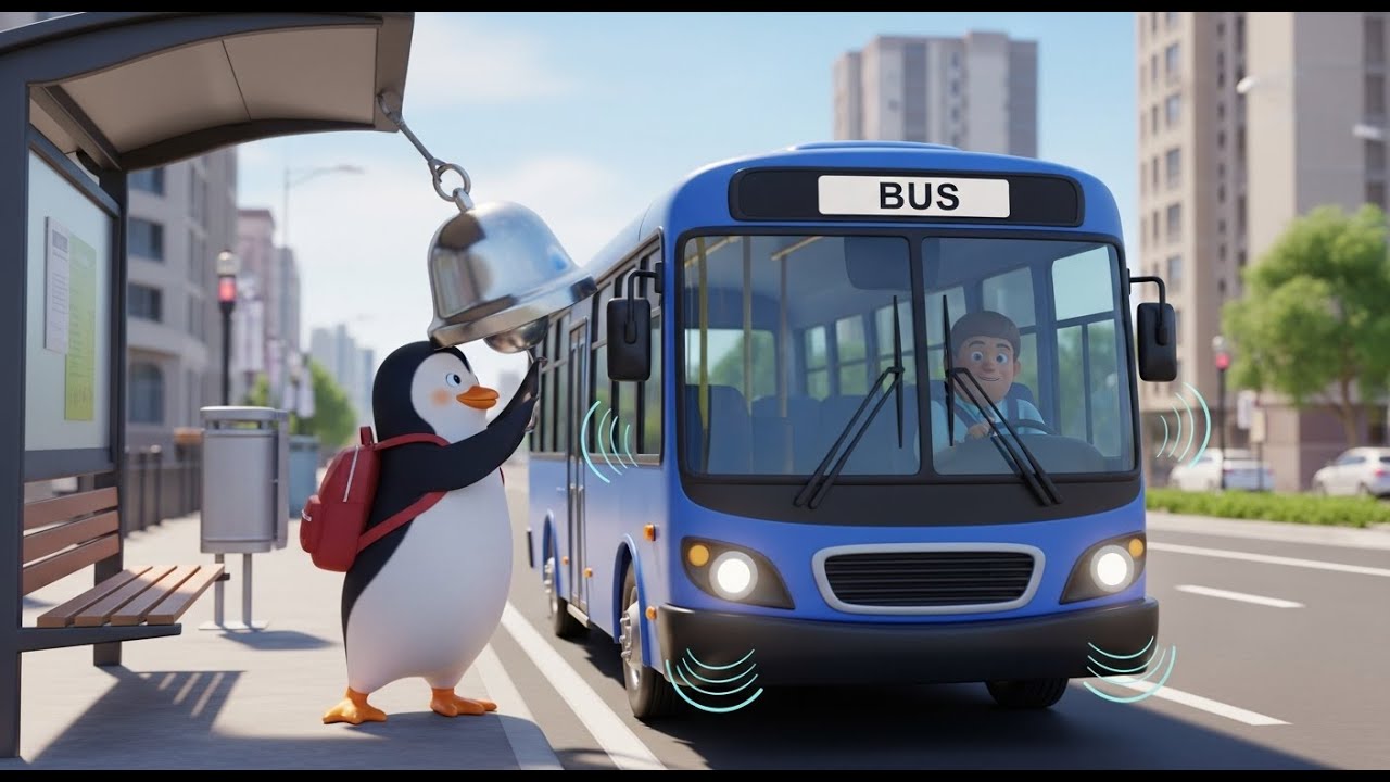 The Penguin Who Rode a Bus | Children’s Song and Educational Rhyme ...