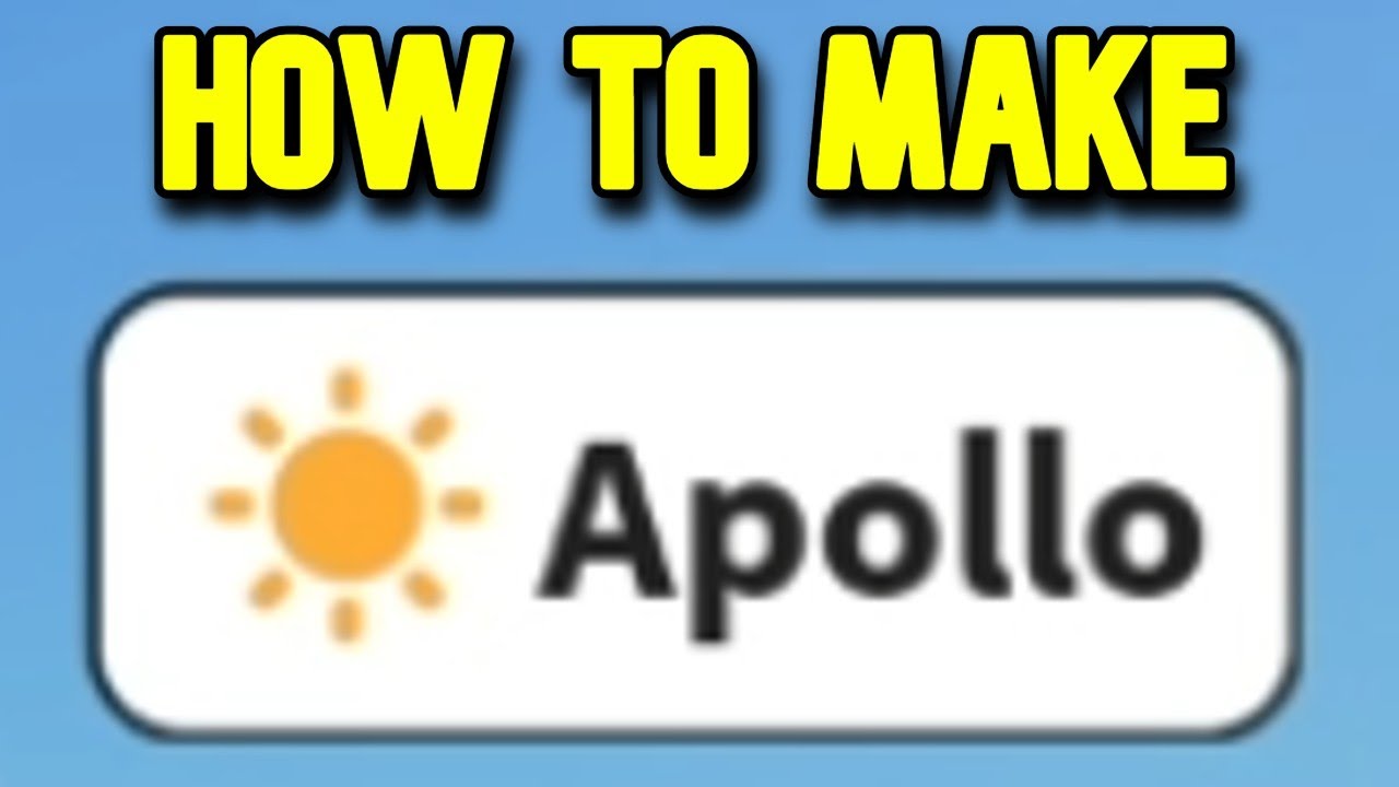How to Make Apollo in Aura Craft (Roblox) - YouTube