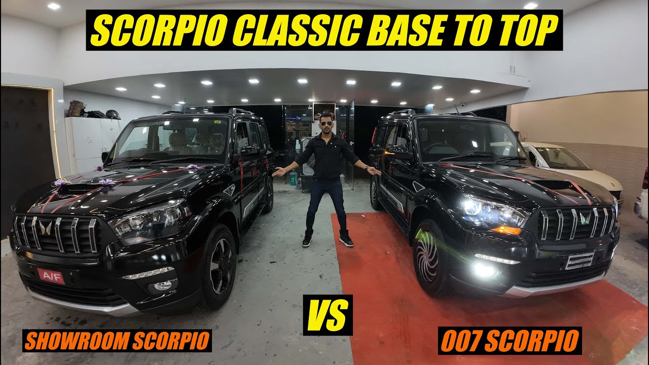 Scorpio Classic S BASE to TOP Modification 🔥 | Genuine Mahindra ...