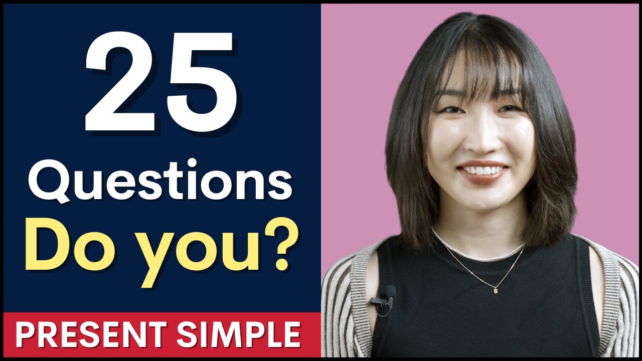 25 English Present Simple Tense Example Questions and Answers - YouTube