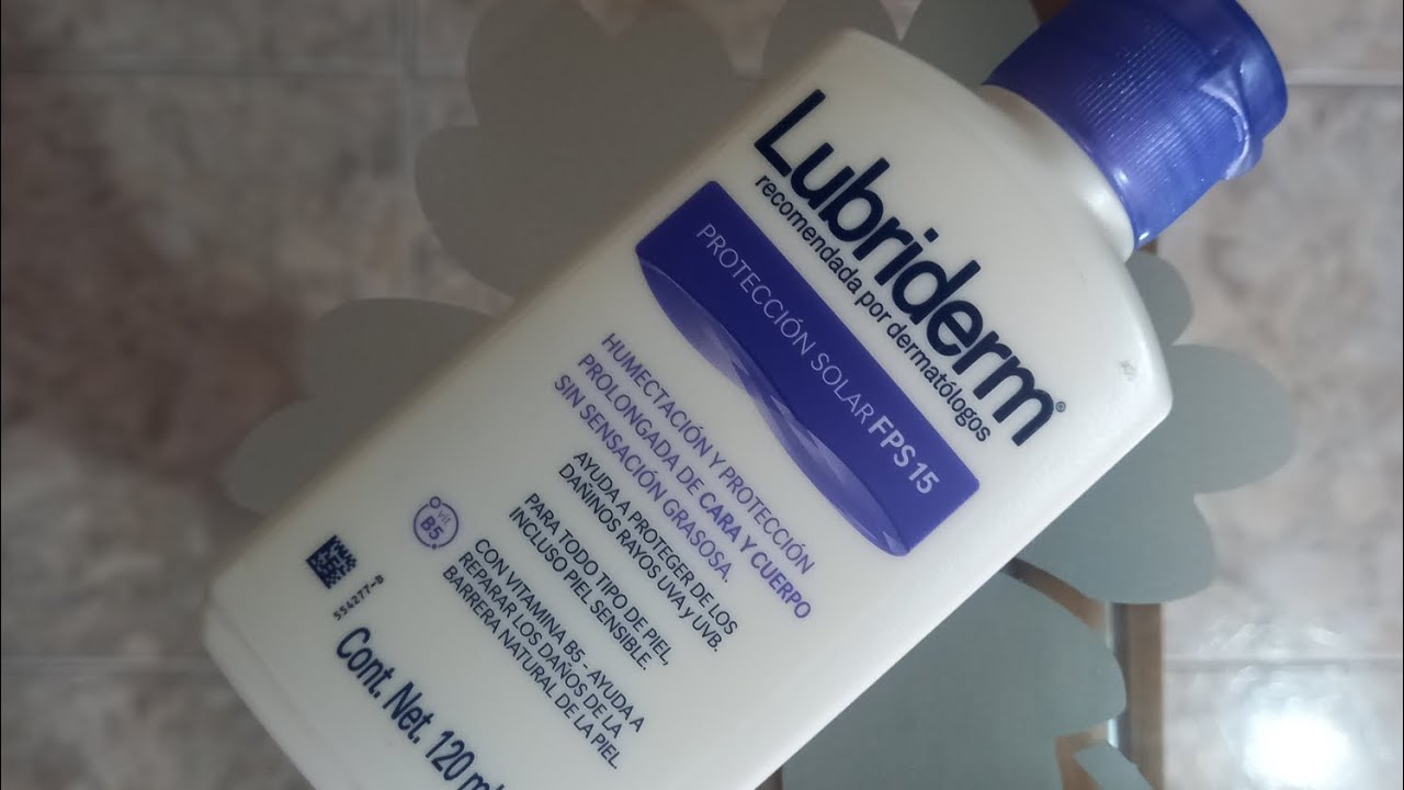 Lubriderm Protección solar FPS 15 Tapa morada 💜💜💜 (Sirve para el rostro ...