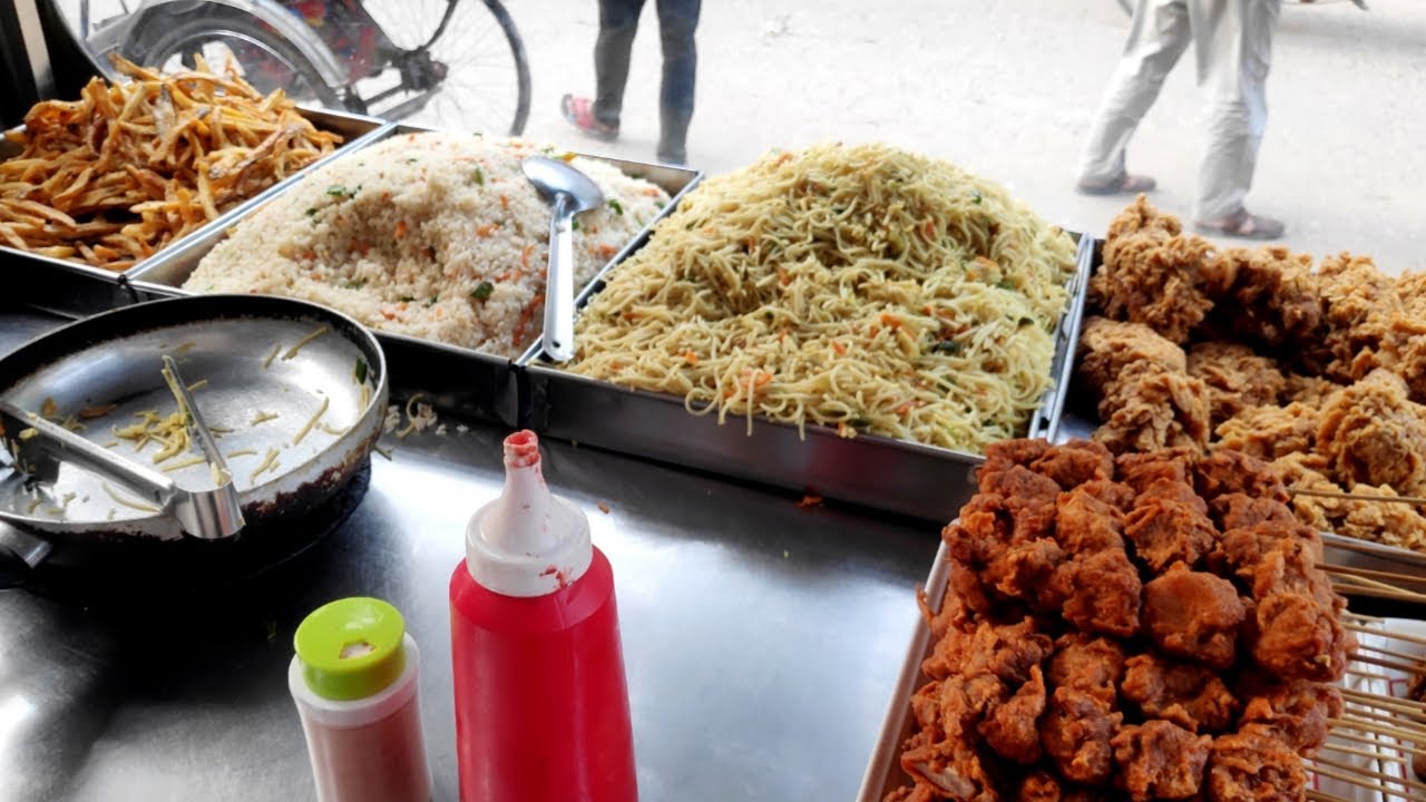 Crispy French Fry At Road Side In Dhaka | Vegetable Fried rice ...