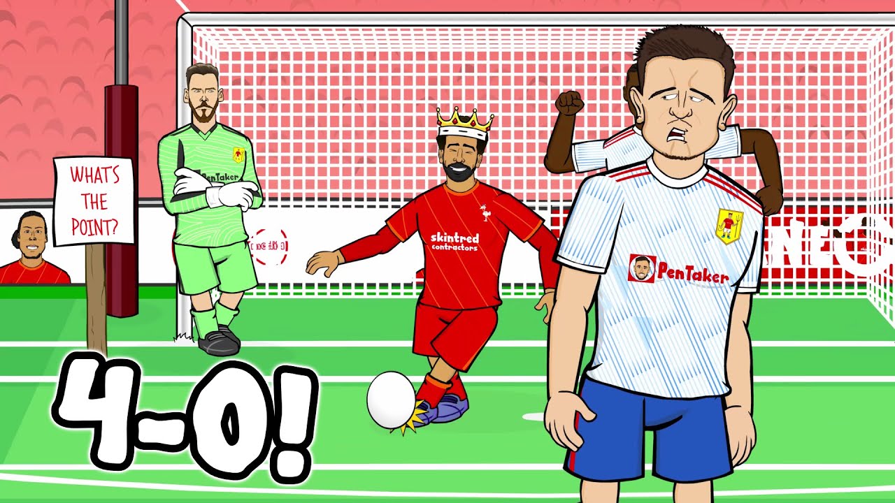 4-0! Liverpool vs Man Utd: The Cartoon! (Salah Diaz Mane Goals ...