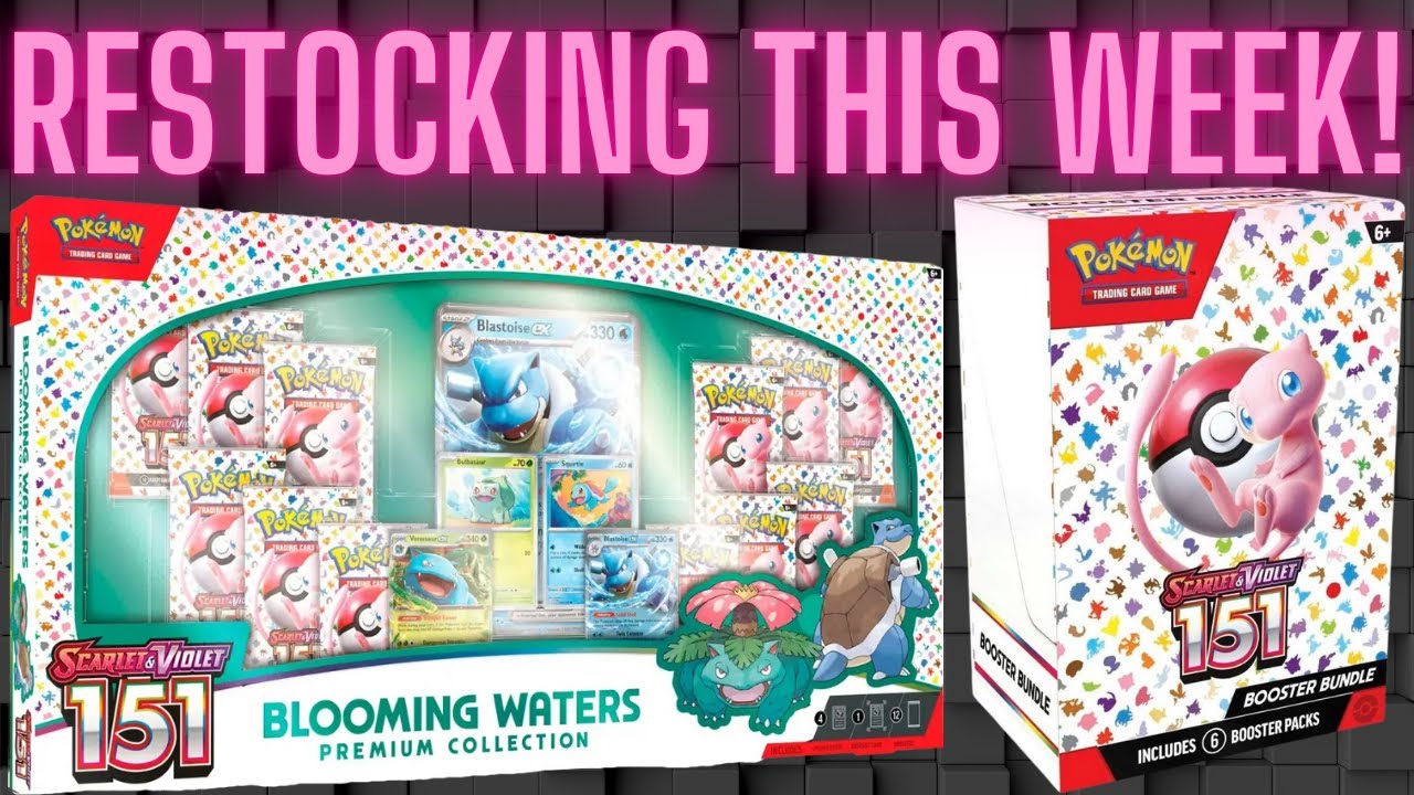 Pokemon 151 Restocking This Week! Pokemon Market Update - YouTube