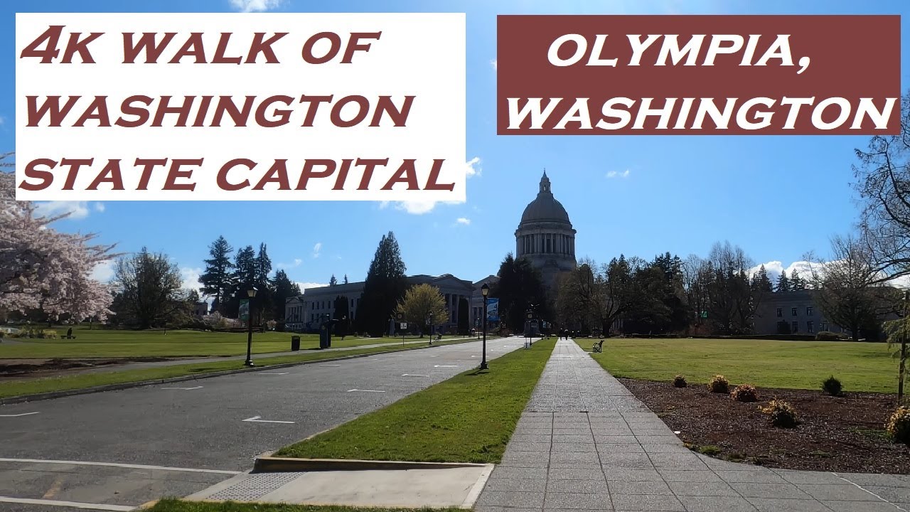 4k Walk of Washington State's Capital | Olympia, Washington - YouTube