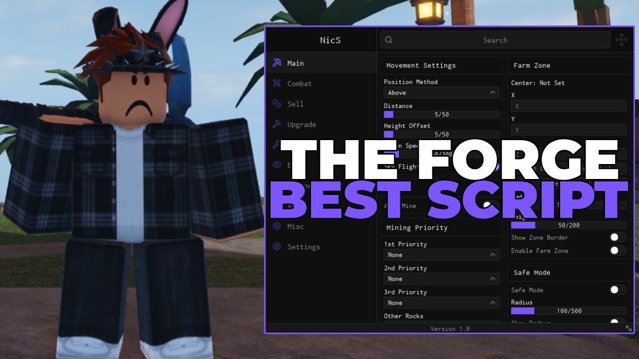 [NEW!] Best The Forge Script/Hack! | NicS | Autofarm, Auto Forge & More ...