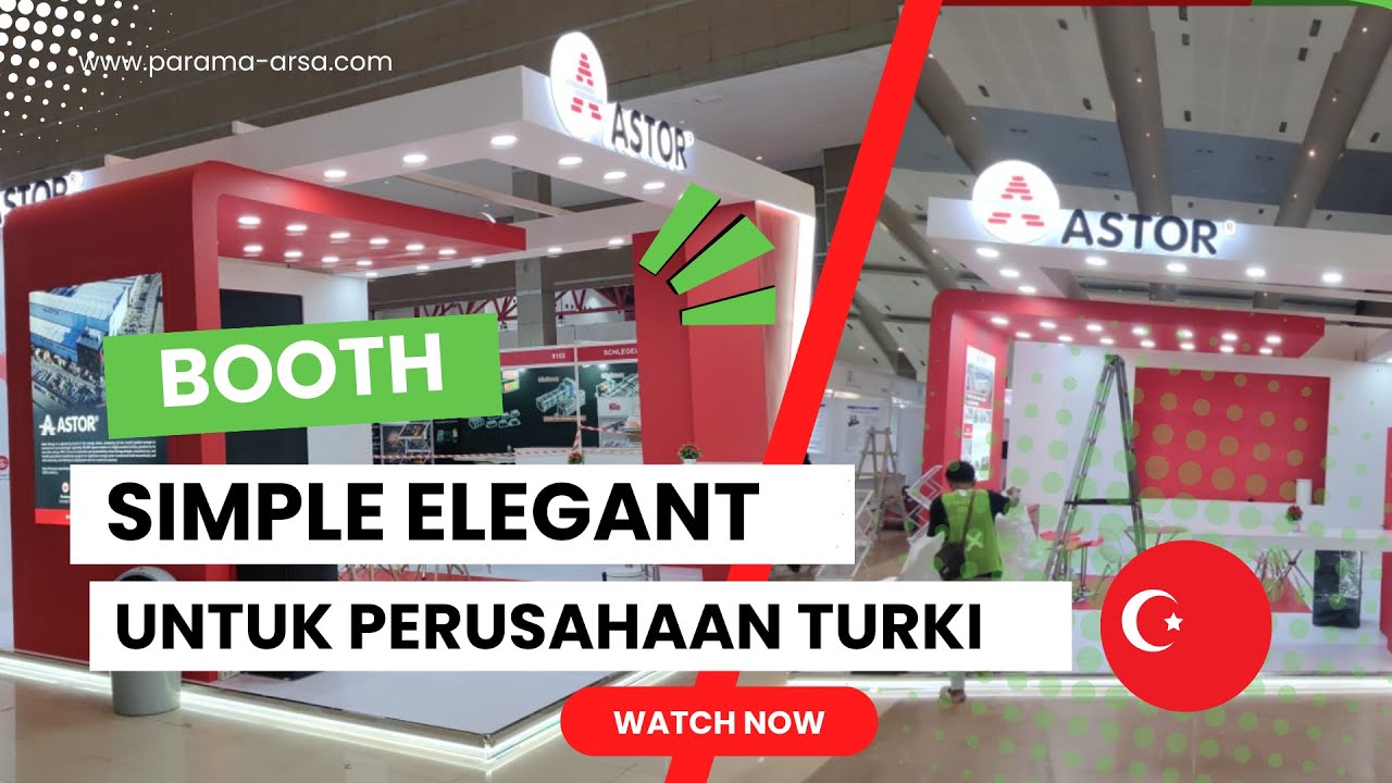 BOOTH PAMERAN DENGAN LED SCREEN BESAR. CLIENT DARI TURKEY - YouTube
