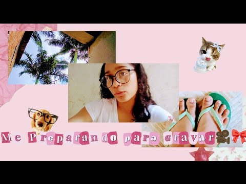 Arrume se comigo para gravar 😚🎥