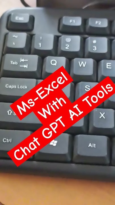 Ms Excel With Chat GPT #chatgpt #ai #exceltips #new - YouTube