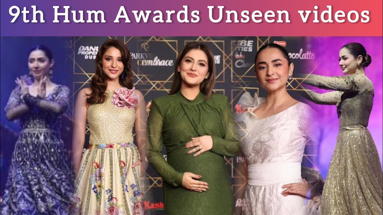 9th Hum Awards Bts videos | Hania Amir, Ramsha Khan, Kubra Khan, Mahira ...