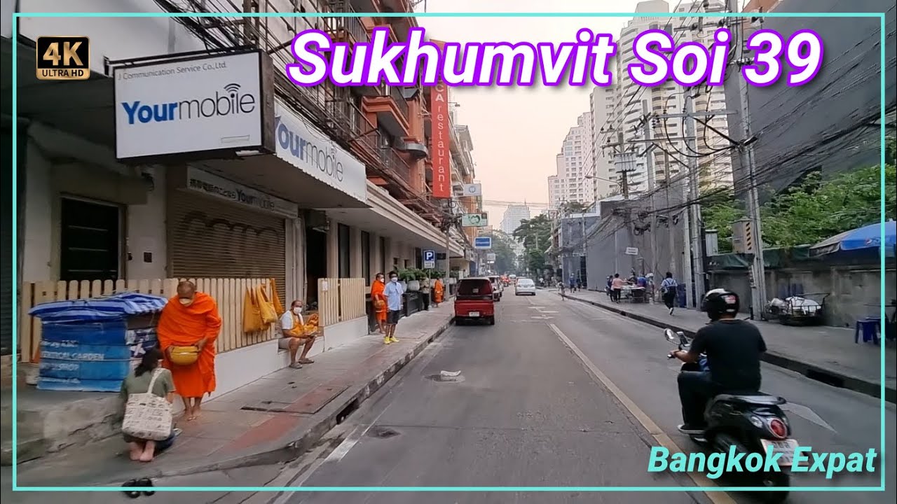 Bangkok Sukhumvit Soi 39 🇹🇭 Thailand 4k Youtube