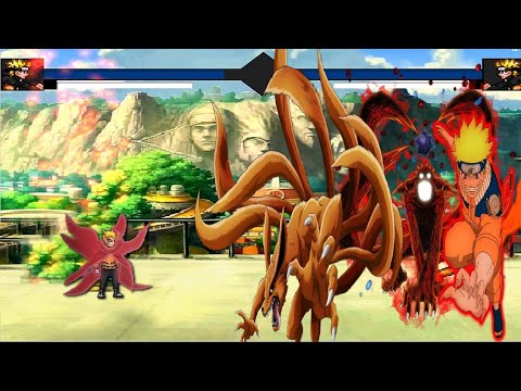 All Naruto Kyubi Form ultimate jutsu| Naruto ultimate ninja storm 6 ...