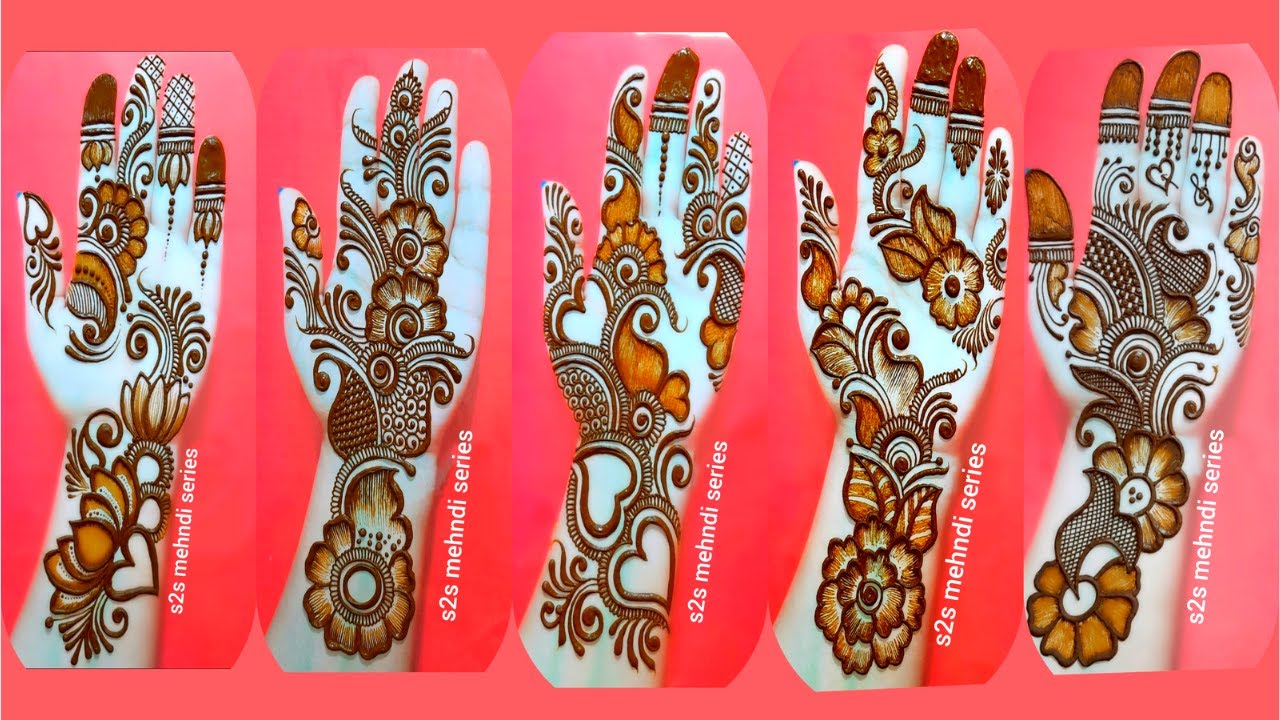 6️⃣ Simple Easy Step Mehndi Design | Mehandi Ka Design | Mehndi Designs ...