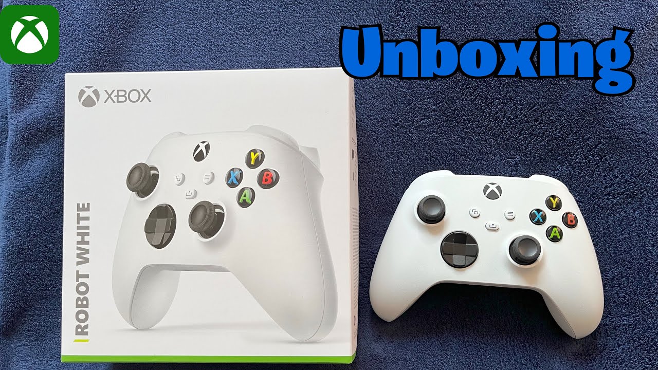 Unboxing Control Robot White Xbox - YouTube