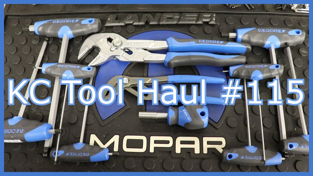KC Tool Haul #115: Gedore Black and Blue Friday Sale! - YouTube