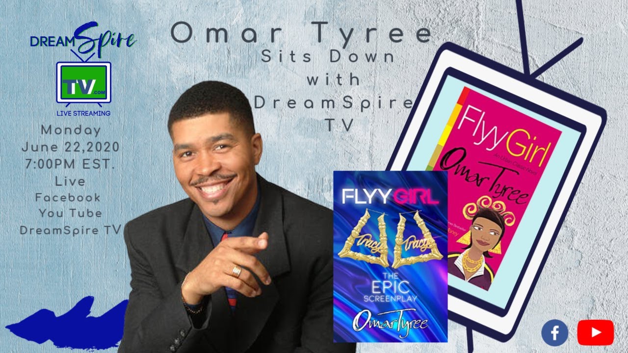 Best Selling Award Winning Author Omar Tyree Interview DreamSpire TV A-Spire Magazine - YouTube