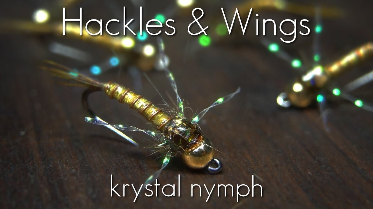 Fly Tying Krystal Nymph | Hackles & Wings - YouTube