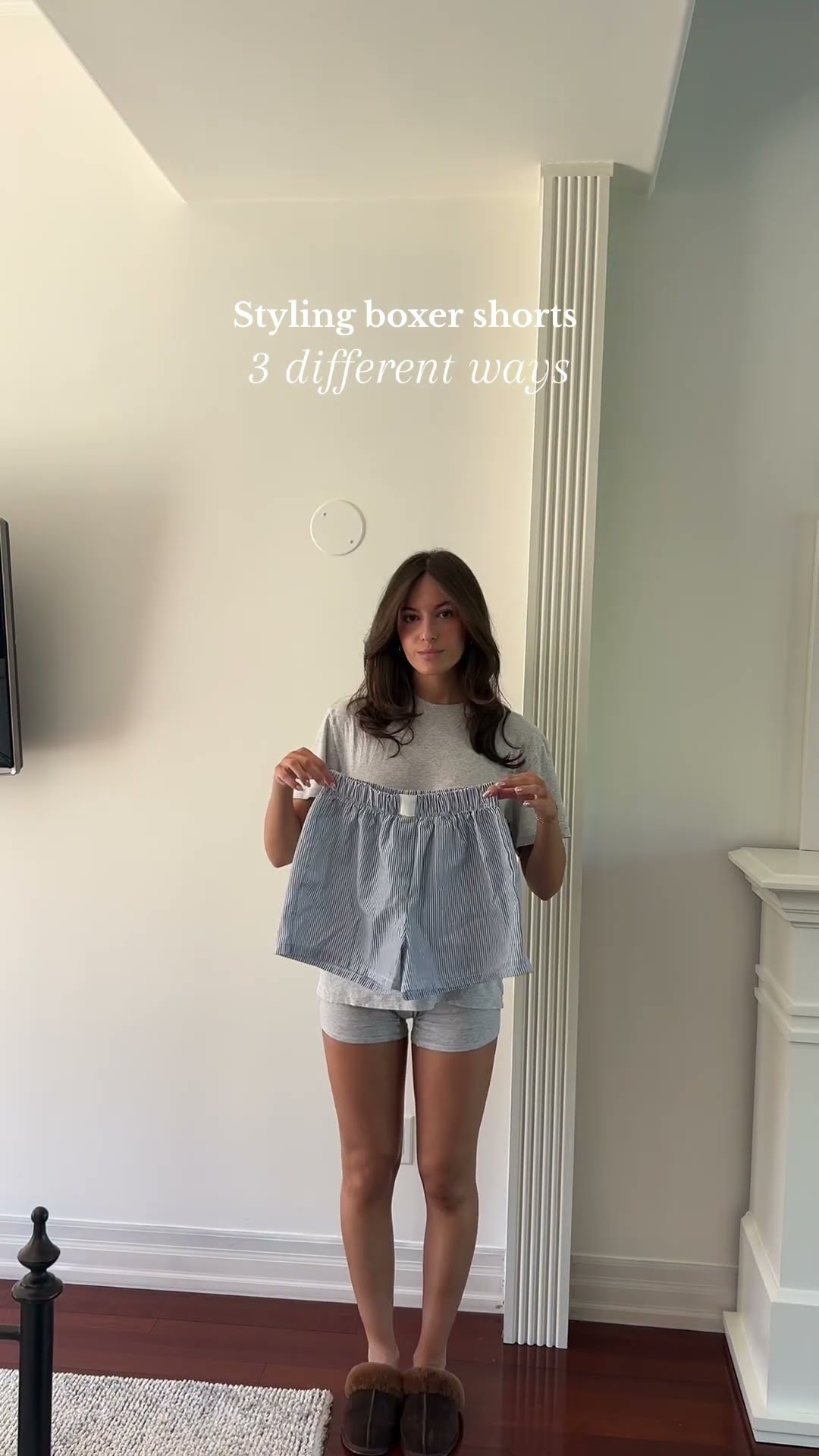 THE VIRAL BOXER SHORT TREND!! How to style them 3 different ways 🤍 ...