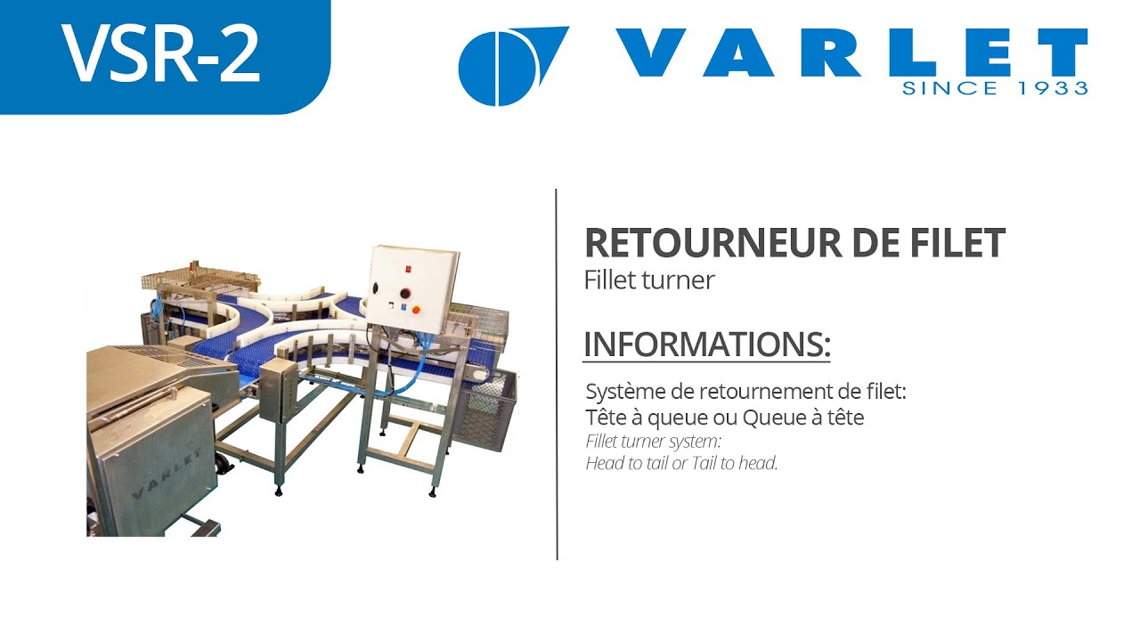 VSR 2 - Retourneur de filet (Saumon) / Fillet turner (Salmon) - YouTube