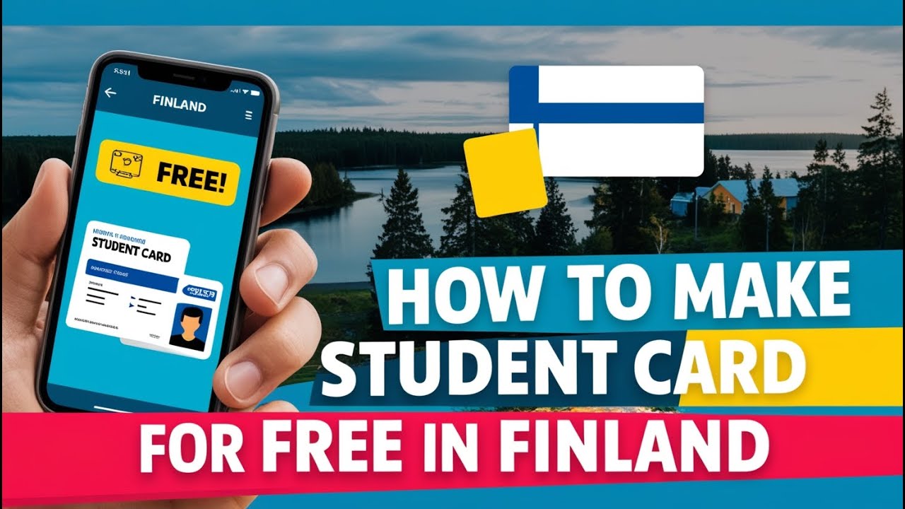 Make Your Student Card for FREE from frank app in Finland | - YouTube