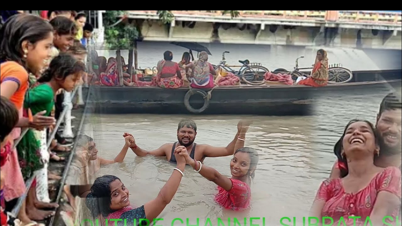ganga ghat snan video // chale Ganga nadi mein nahane // maa ganga ...