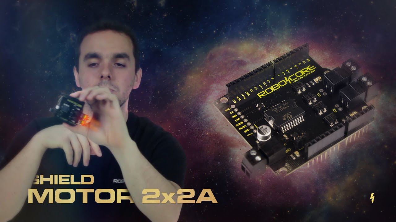 Shield Motor 2x2A - YouTube