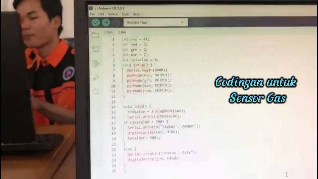 Membuat Sensor Gas dengan Arduino Uno. (SMK PRESTASI PRIMA) - YouTube