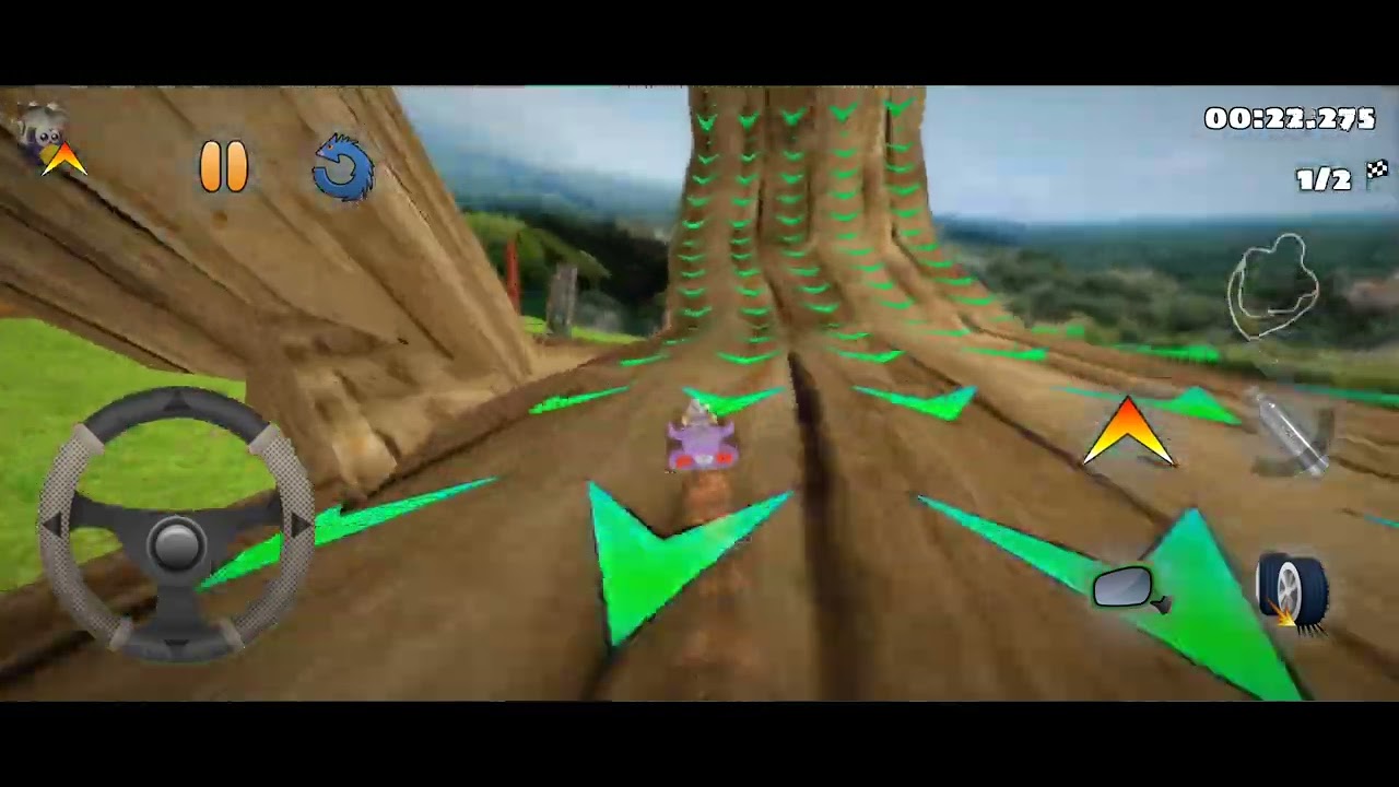 SuperTuxKart 1.4 Jungle 2 Land Of The Jumps Evil Tux And Suzanne Beat ...