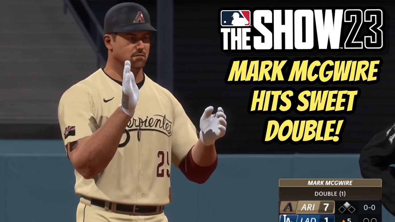 Mark McGwire Hits Sweet Double On The Line! MLB THE SHOW 23 - YouTube
