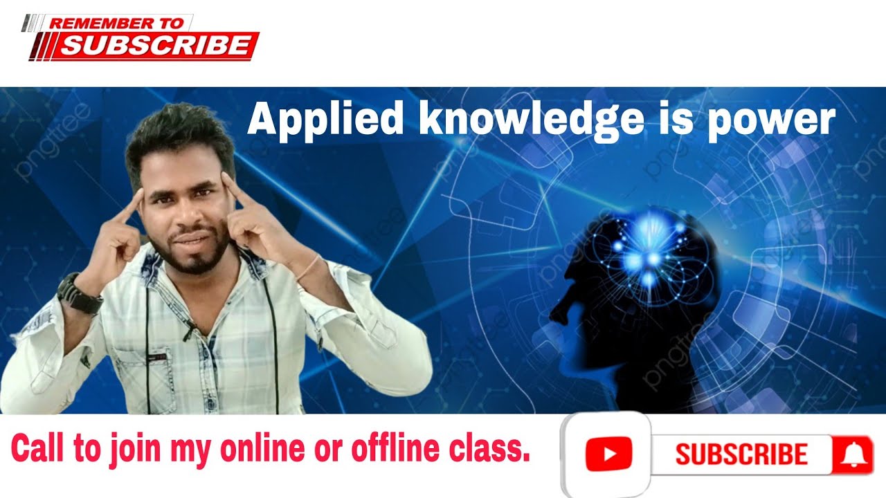 Knowledge is not the power, applied knowledge is power. - YouTube