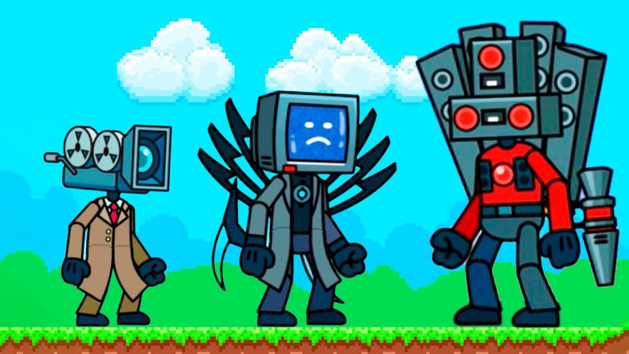 Skibidi Monster Fight: Speaker Man, Camera Man, TV Man vs Crazy Toilet ...