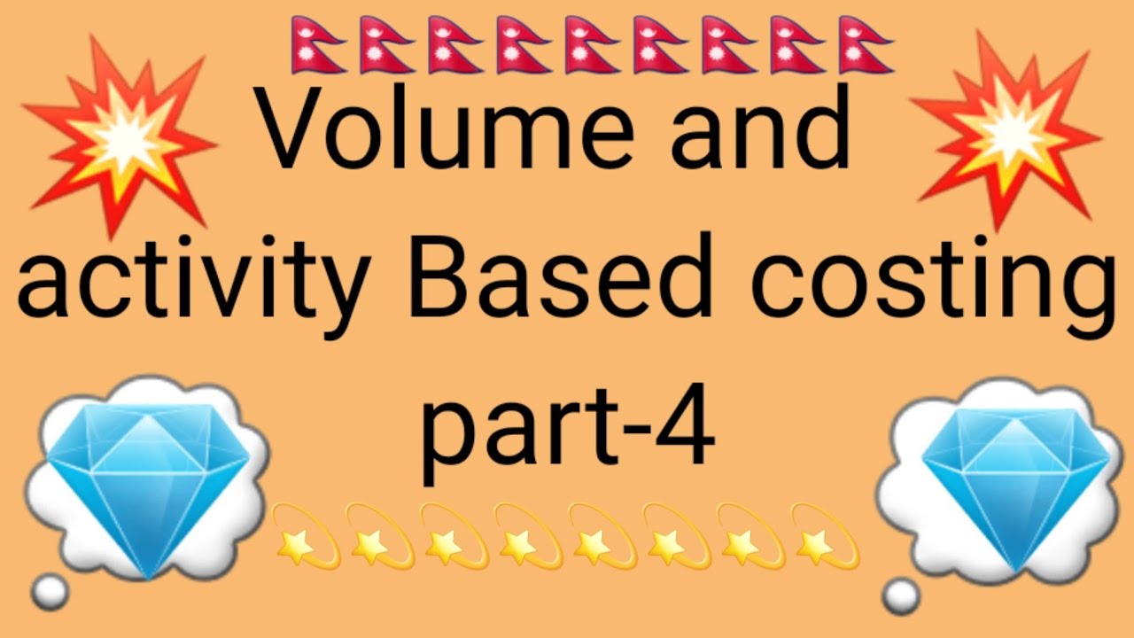 Volume and activity based costing // part-4 // 👺 - YouTube