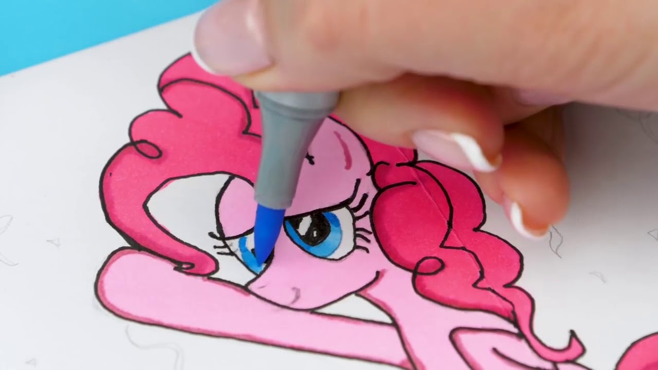 DIY Pull Tab Origami With Pinkie Pie From My Little Pony Letter Folding ...