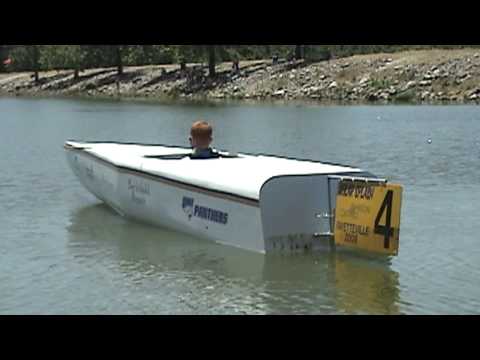 UNI 2009 Solar Splash E-boat Sprint Event Heat 3 - YouTube