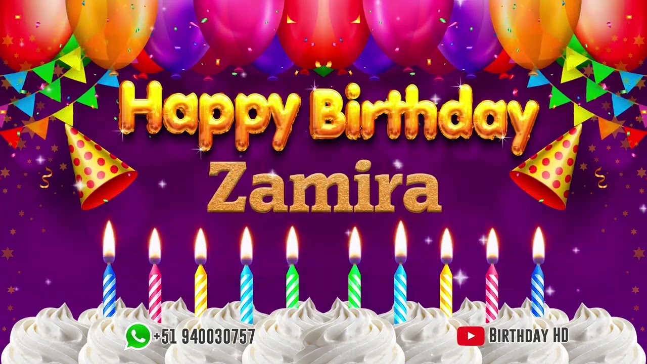 Zamira Happy birthday To You - Happy Birthday song name Zamira 🎁 - YouTube