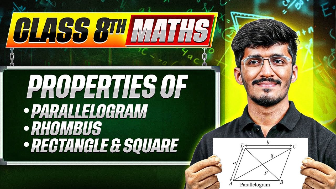 Properties of Quadrilaterals Trick | Rhombus vs Square vs Rectangle ...