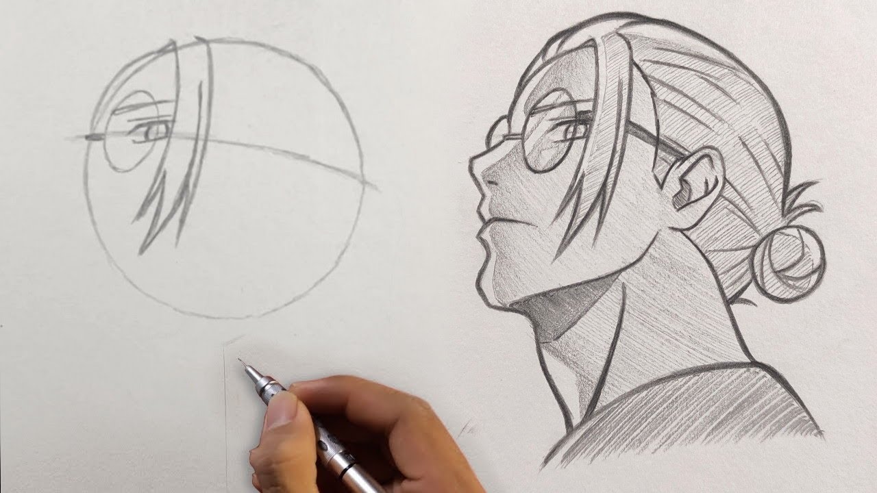 easy How to Draw Sakamoto side view | learn to draw |easy drawing ...