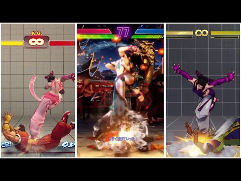 Street Fighter 6 - Juri Throw Animation Comparison - YouTube