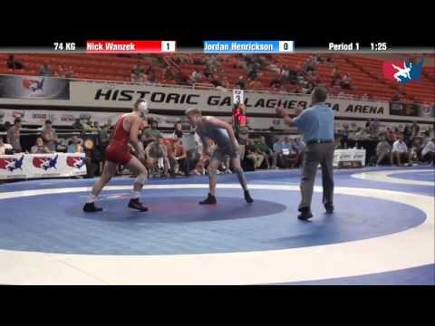 Nick Wanzek vs. Jordan Henrickson - YouTube