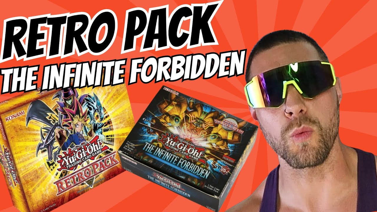 Opening the new RE-RELEASED YUGIOH RETRO PACK and a box of the INFINITE ...