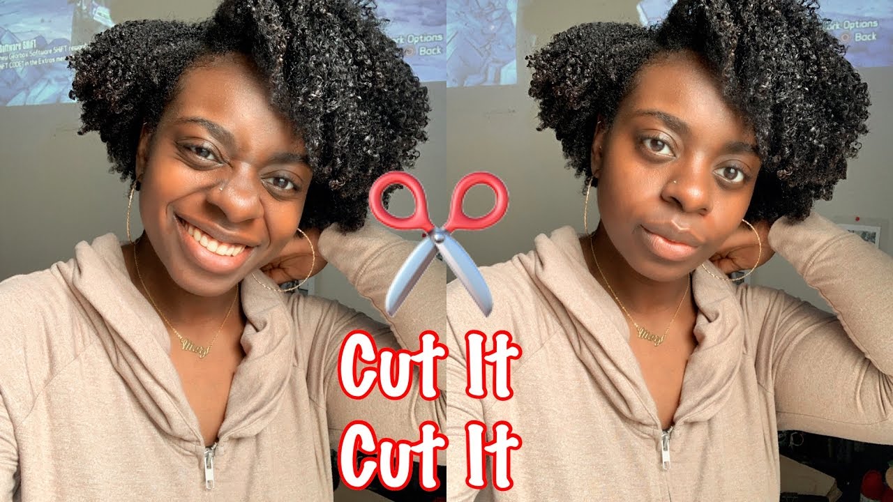 MY FIRST CURLY CUT ️ on MY TYPE 4B 4C Hair 😍| DSIMONEARTISTRY - YouTube