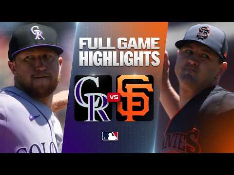 ROCKIES vs. GIANTS: Official Full Game Highlights (July 11) | 2026 MLB Season