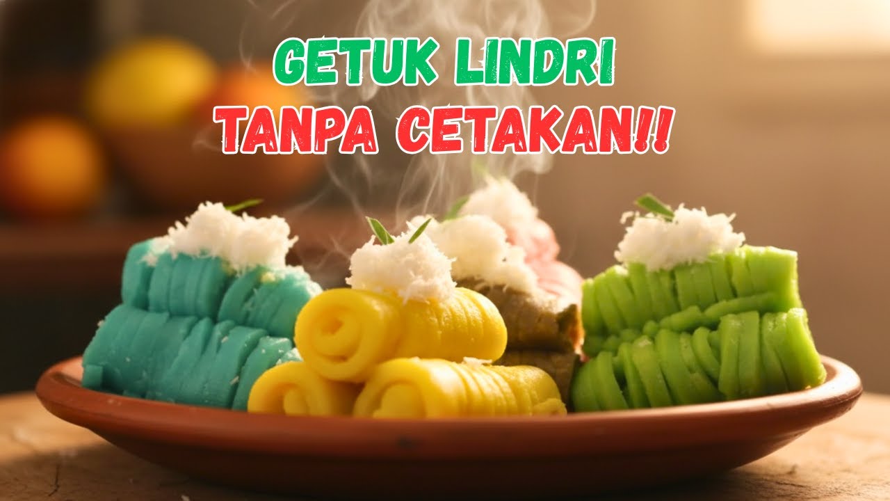 CARA MEMBUAT GETUK LINDRI TANPA CETAKAN | RESEP GETUK LINDRI - YouTube