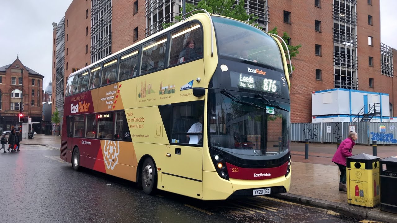 Route 876 | East Yorkshire ADL Enviro400MMC 925 (YX20 OED) - YouTube