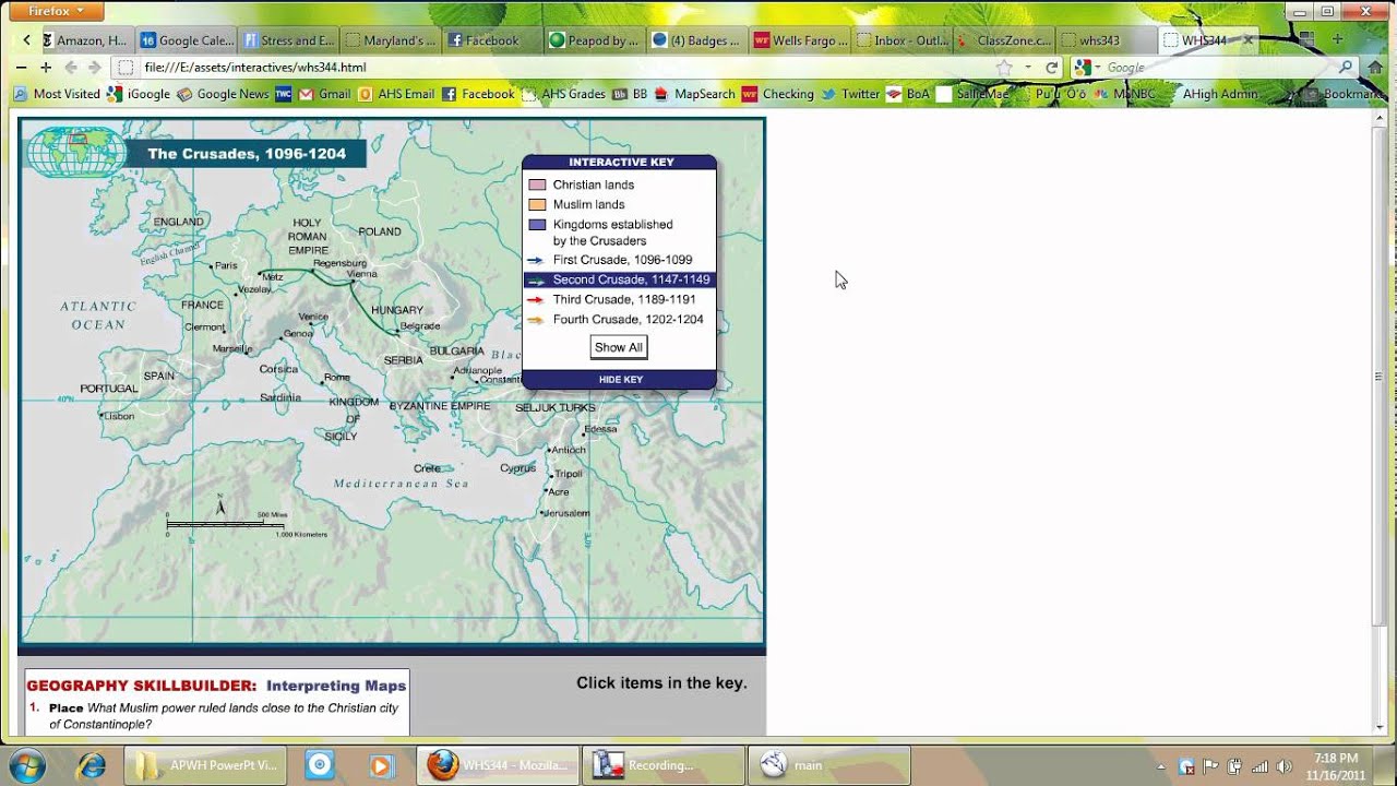 Review Chapter 14 Section 1 The Crusades - YouTube