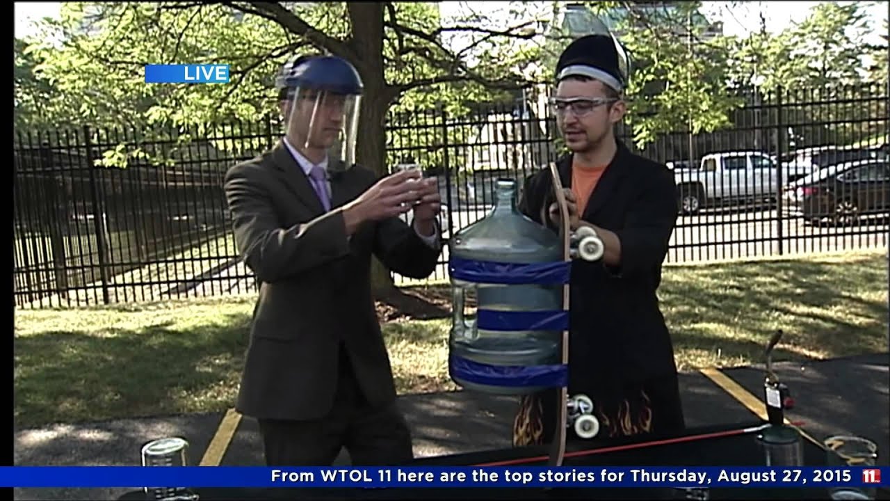 Ethanol powered rockets - YouTube