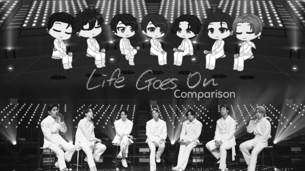BTS "Life Goes On" GCMV | Comparison | Gacha Club - YouTube