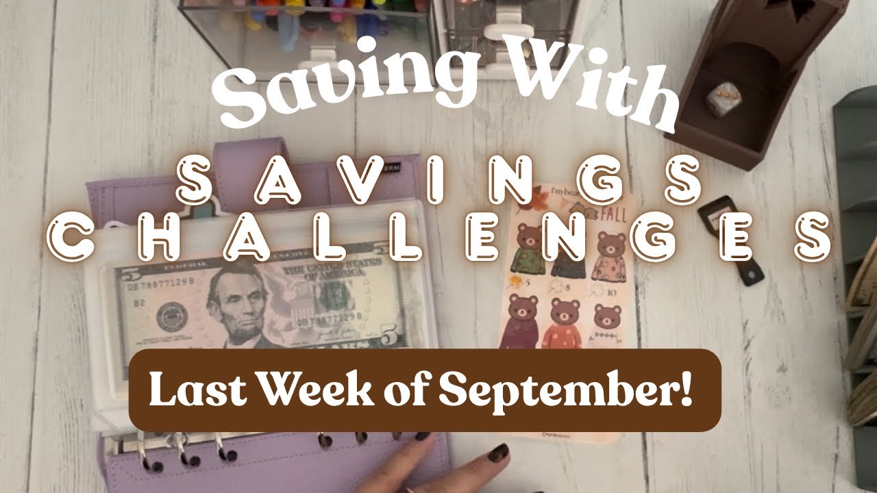 Saving With #savingschallenges | Last Week of September | No. 2 | New ...