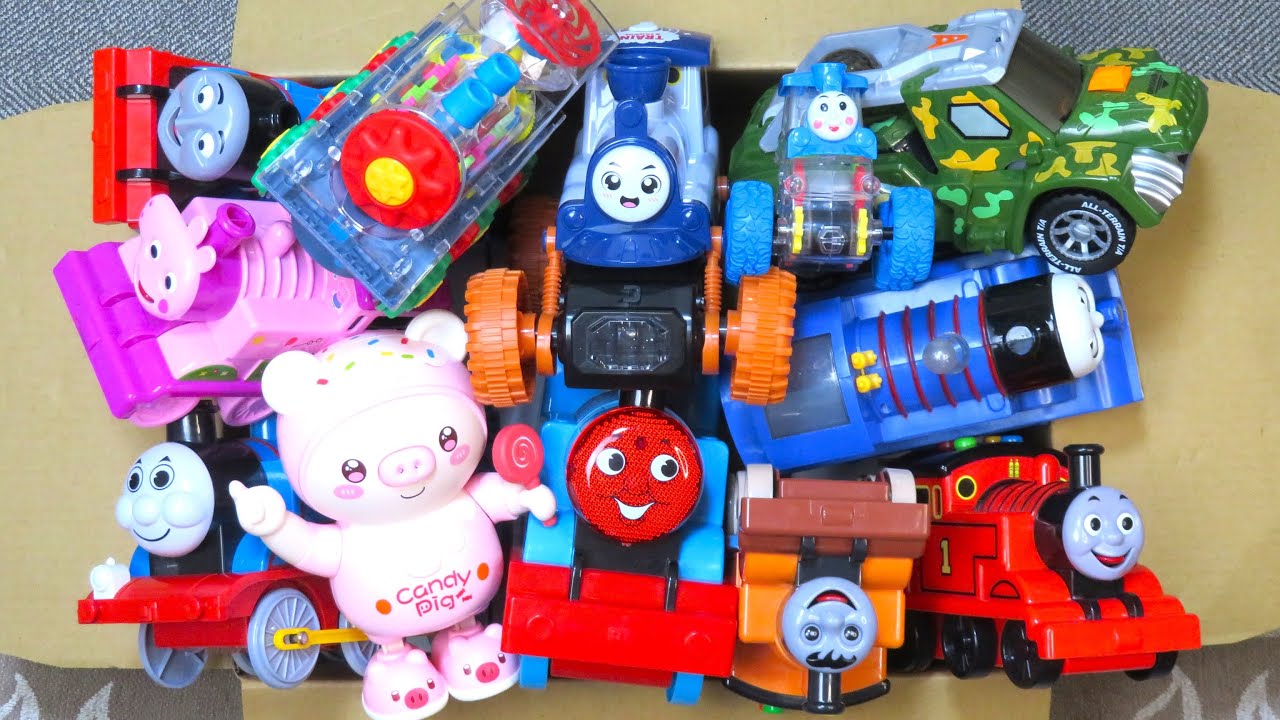 Thomas & Friends unique toys come out of the box RiChannel - YouTube