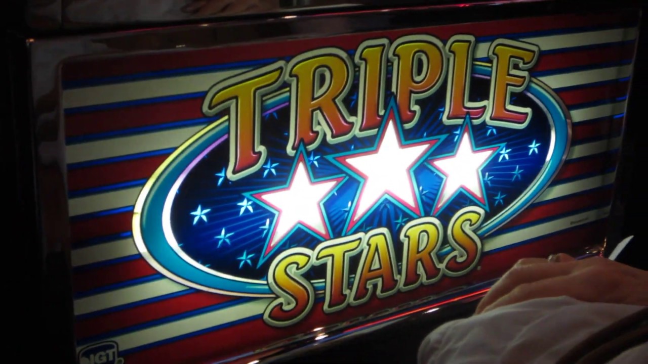 Old school triple star slots play . - YouTube